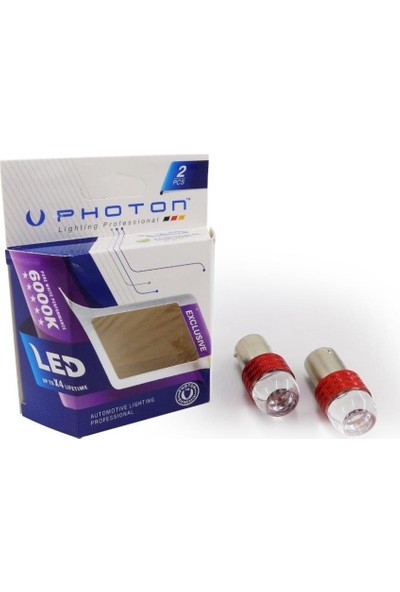Photon P21W Kırmızı LED PH7210 R Photon P21W Kırmızı LED PH7210 R