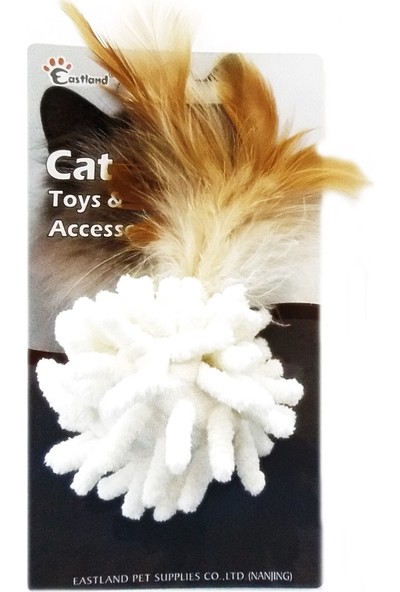Eastland Kedi Otlu Tüylü Peluş Top 5 cm Eastland Kedi Otlu Tüylü Peluş Top 5 cm