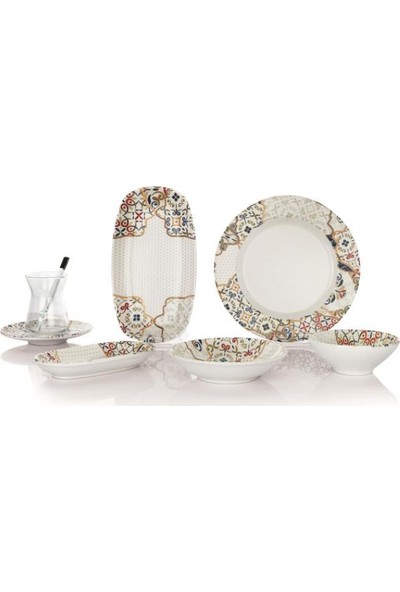 Schafer Sophie 32 Parça Kahvaltı Takımı Krem KRM01