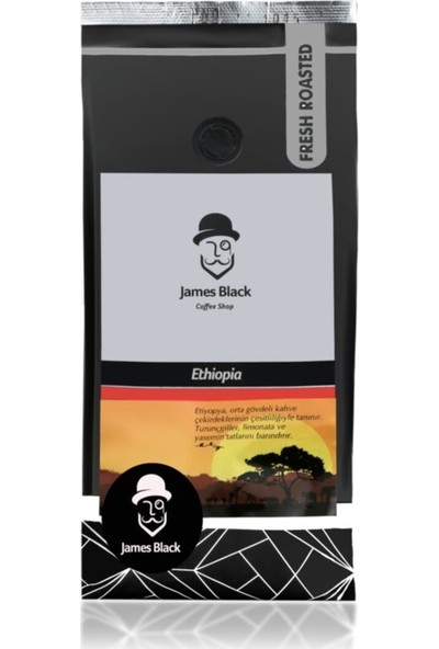 James Black Coffee James Black Ethiopia 250 gr James Black Coffee James Black Ethiopia 250 gr