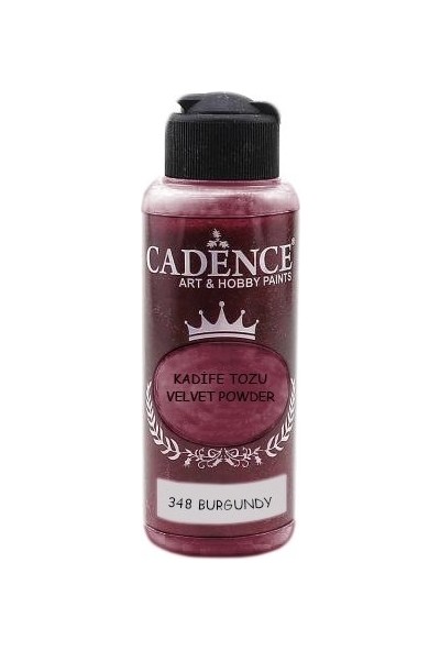 Cadence 348 Kadife Tozu 120 ml Burgundy