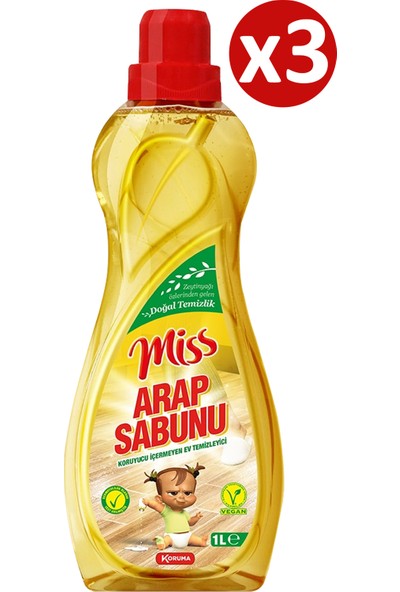 Miss Arap Sabunu 3 x 1000 ml Miss Arap Sabunu 3 x 1000 ml