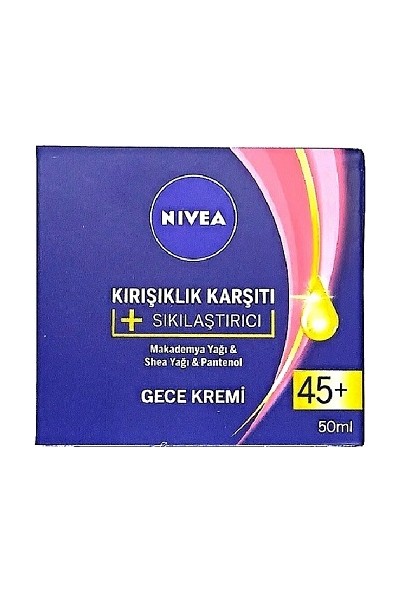 Nivea Kırışıklık Karşıtı + Sıkılaştırıcı 40+ Yaş Gece Kremi 50 ml