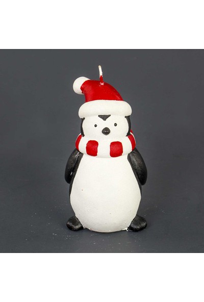 Euro Flora Penguen Yılbaşı Mumu 7X8X12,5 cm