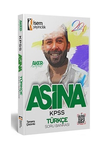 İsem Yayıncılık KPSS Aşina Türkçe Tamamı Çözümlü Soru Bankası İsem Yayıncılık KPSS Aşina Türkçe Tamamı Çözümlü Soru Bankası