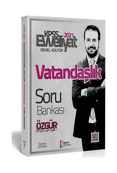 İsem Yayıncılık Evveliyat KPSS Vatandaşlık Tamamı Çözümlü Soru Bankası