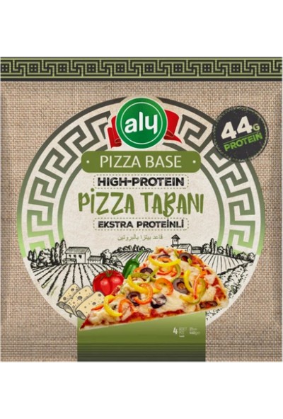 Aly Ekstra Proteinli Pizza Tabanı 27 cm 4'lü 440 gr