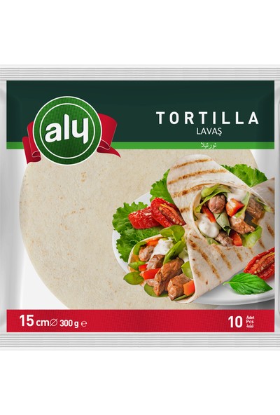 Aly Sade Tortilla Lavaş 15 cm 10'lu Paket 300 gr Aly Sade Tortilla Lavaş 15 cm 10'lu Paket 300 gr