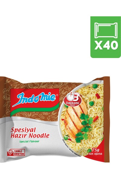 Indomie 40'lı Spesyal Hazır Noodle Koli Indomie 40'lı Spesyal Hazır Noodle Koli