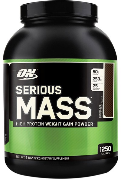 Optimum Nutrition Serious Mass 2727 gr Kurabiye Aromalı Optimum Nutrition Serious Mass 2727 gr Kurabiye Aromalı