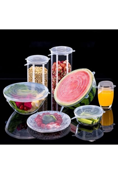 Paçi 6'lı Çok Amaçlı Silikon Kapak Seti