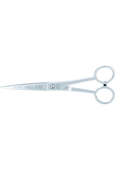 West Star Profesyonel Kuaför Makası - Inox 578 6 West Star Profesyonel Kuaför Makası - Inox 578 6