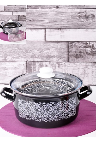 Paçi Emaye 4.5 Lt. Kızartma Tenceresi 22 Cm.