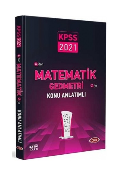Data Yayınları 2021 KPSS Matematik Geometri Konu Anlatımlı Data Yayınları 2021 KPSS Matematik Geometri Konu Anlatımlı