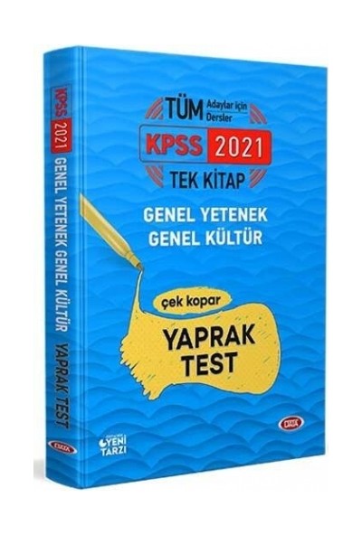 Data Yayınları KPSS Genel Yetenek – Genel Kültür Çek Kopar Yaprak Test Data Yayınları KPSS Genel Yetenek – Genel Kültür Çek Kopar Yaprak Test