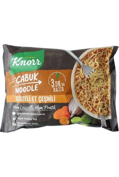 Knorr Çabuk Noodle Sebzeli Et Ceşnili 66 gr