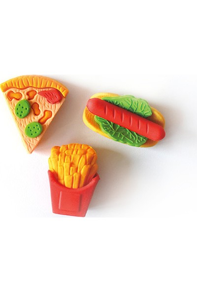 Kagito Fast Food Silgi Seti 3’lü Kagito Fast Food Silgi Seti 3’lü