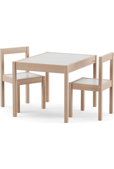 Tresca Wood Works Tresca Ahşap Çocuk Masa Sandalye Takımı Tresca Wood Works Tresca Ahşap Çocuk Masa Sandalye Takımı