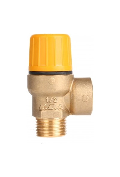 E.C.A Güneş Enerjisi Emniyet Valfi 1/2 Içxdış Vida 602111034 E.C.A Güneş Enerjisi Emniyet Valfi 1/2 Içxdış Vida 602111034