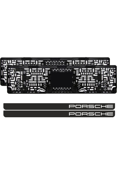 Appcity Porsche Takmatik Pleksi Plakalık (2 Adet) Appcity Porsche Takmatik Pleksi Plakalık (2 Adet)