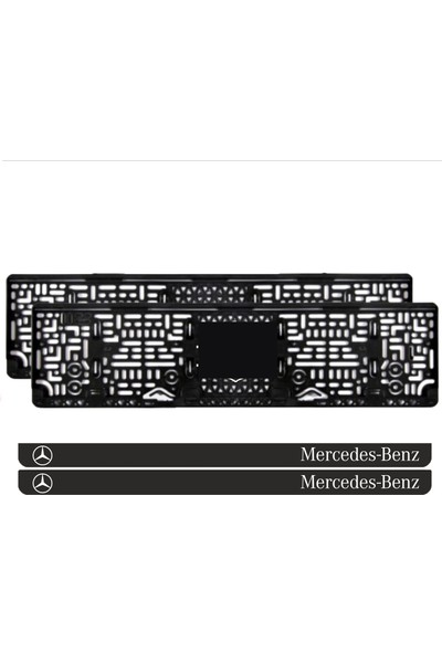Appcity Mercedes Benz Takmatik Pleksi Plakalık (2 Adet) Appcity Mercedes Benz Takmatik Pleksi Plakalık (2 Adet)