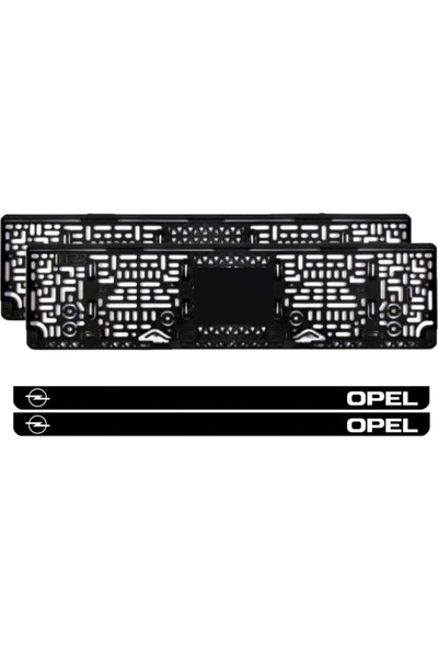 Appcity Opel Takmatik Pleksi Plakalık (2 Adet) Appcity Opel Takmatik Pleksi Plakalık (2 Adet)