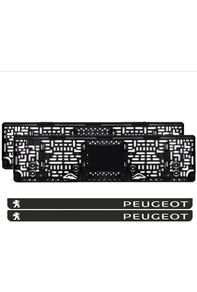 Appcity Peugeot Takmatik Pleksi Plakalık (2 Adet) Appcity Peugeot Takmatik Pleksi Plakalık (2 Adet)