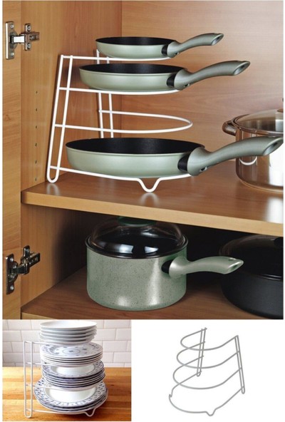 Vip Gross Dolap Içi Tava Rafı Beyaz AR-795