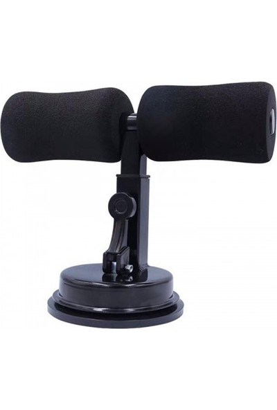 Suling Vantuzlu Mekik Çekme Şınav Barı Karın Kası Çalıştırma Spor Aleti Siyah