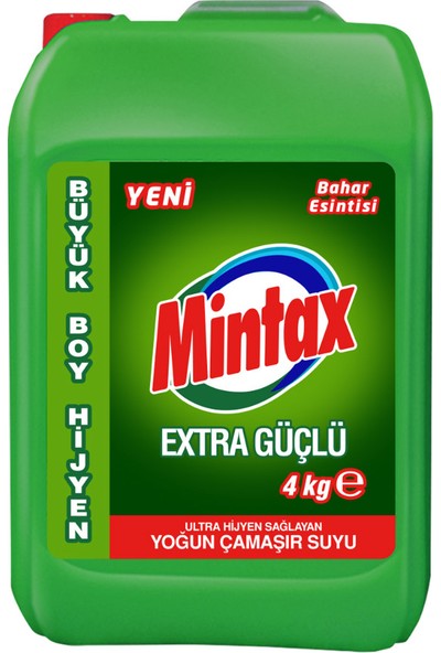 Mintax Ultra Çamaşır Suyu 4 L