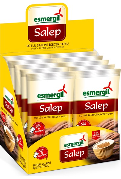 Esmergil Salep Tek Içimlik 10'lu Esmergil Salep Tek Içimlik 10'lu