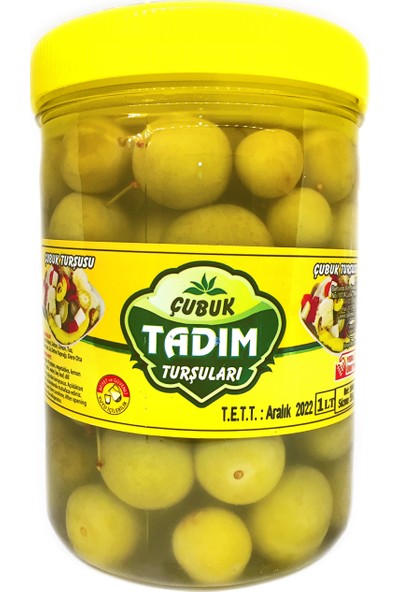 Çubuk Tadım Turşuları Çubuk Erik Turşusu 1 kg Çubuk Tadım Turşuları Çubuk Erik Turşusu 1 kg