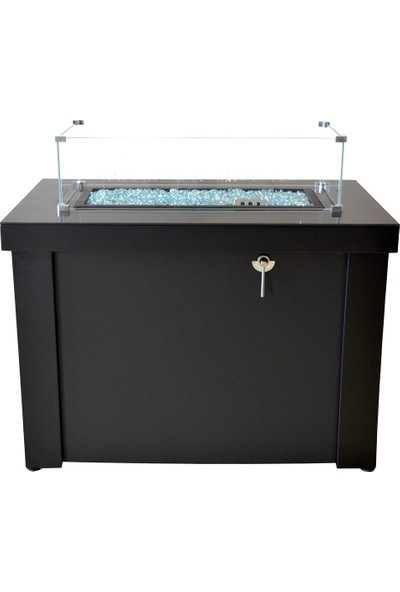 Aygaz Lhotse 960 GB Lpg'li Dış Mekan Isıtıcı - Cam Boncuklu - Siyah