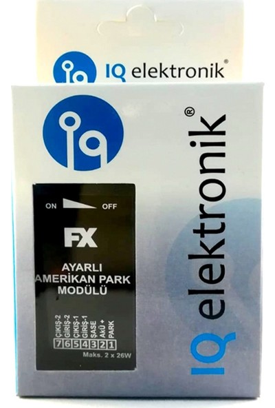 IQ Elektronik Ayarlı American Park Modülü