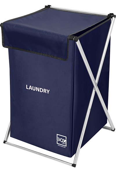 Box&box Tekli Çamaşır Sepeti / Kirli Sepeti - Lacivert