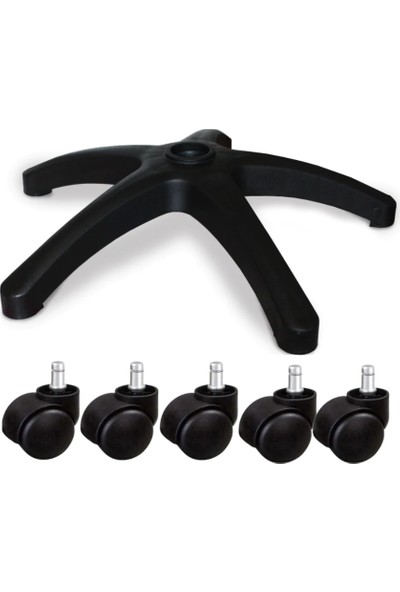 Lena Ofis 5 Tekerlekli Yıldız Ayak