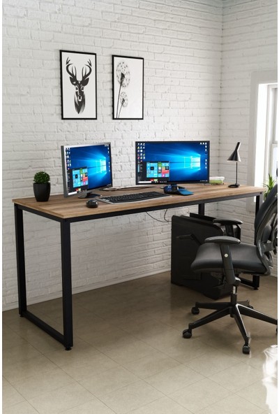 Ceramical 60 x 160 cm Çalışma Masası Bilgisayar Masası Ofis Masası - Sakremento Meşe Ceramical 60 x 160 cm Çalışma Masası Bilgisayar Masası Ofis Masası - Sakremento Meşe