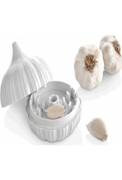 Lüx Plastik Dizayn Sarımsak Ezici