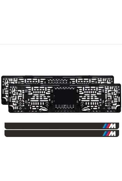 Appcity Bmw ///m Logo Takmatik Pleksi Plakalık (2 Adet) Appcity Bmw ///m Logo Takmatik Pleksi Plakalık (2 Adet)