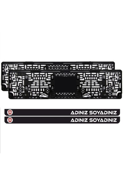 Appcity Fiat Isimli Takmatik Pleksi Plakalık (2 Adet) Appcity Fiat Isimli Takmatik Pleksi Plakalık (2 Adet)