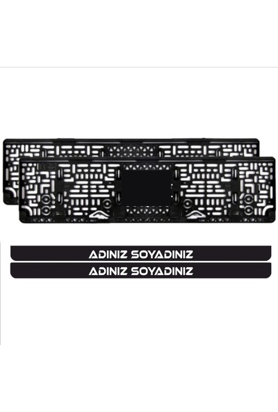 Appcity Isimli Takmatik Pleksi Plakalık (2 Adet)Tsrm2 Appcity Isimli Takmatik Pleksi Plakalık (2 Adet)Tsrm2