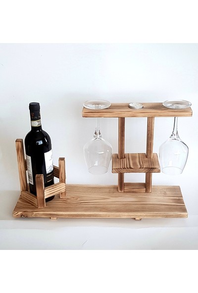 Sevilir Company Dekoratif Masif Şaraplık - Şarap Sunumluk