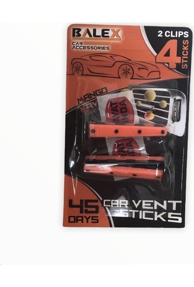 Balex Clips Klima Kokusu 2 Li Mango-Kavun Balex Clips Klima Kokusu 2 Li Mango-Kavun