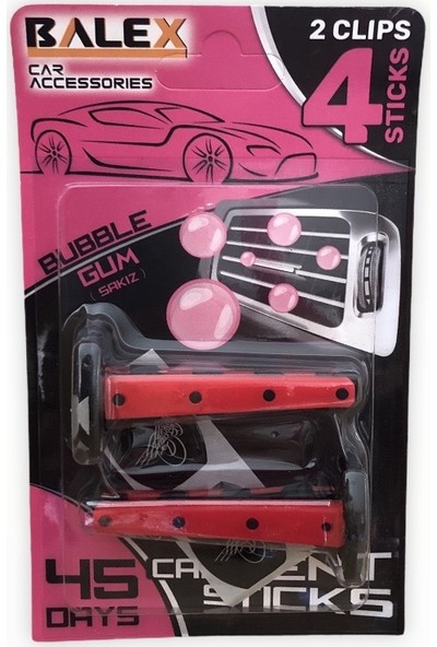 Balex Clips Klima Kokusu 2 Li Sakızlı Balex Clips Klima Kokusu 2 Li Sakızlı