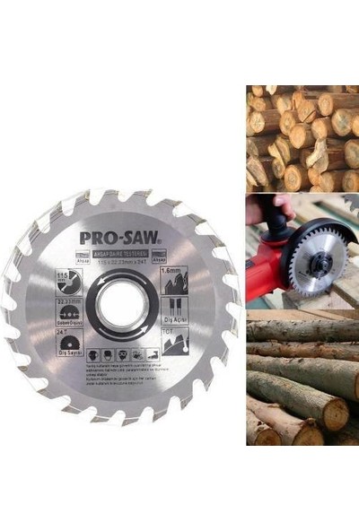 Pro-Saw PS51200 Taşlama Spiral Ahşap Sunta Testeresi 115 mm 24DIŞ Pro-Saw PS51200 Taşlama Spiral Ahşap Sunta Testeresi 115 mm 24DIŞ