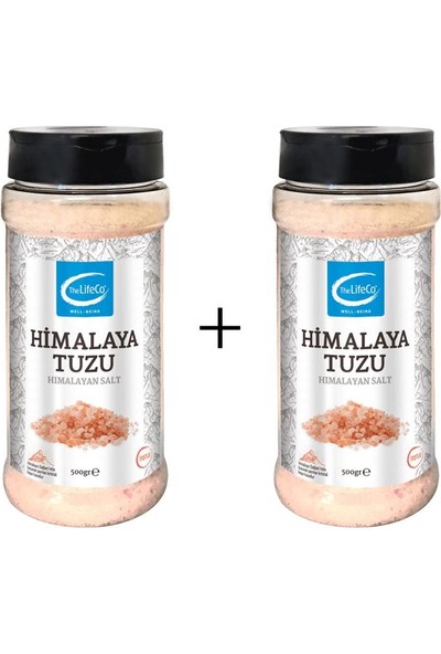 TheLifeCo Pembe Himalaya Kristal Tuzu 2 x 500 gr TheLifeCo Pembe Himalaya Kristal Tuzu 2 x 500 gr