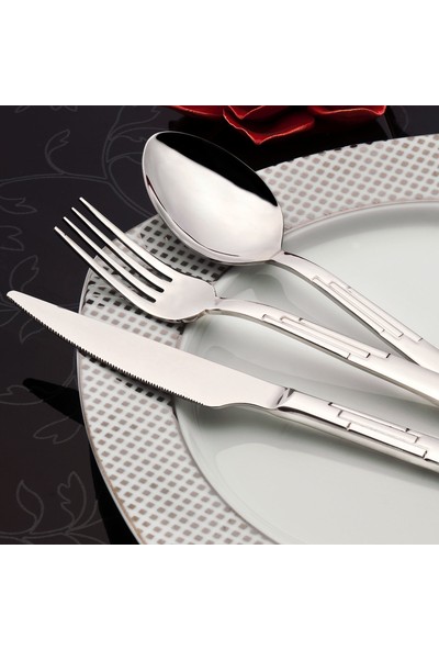 Onon Güneş Sade 60 Parça Çatal Kaşık Takımı