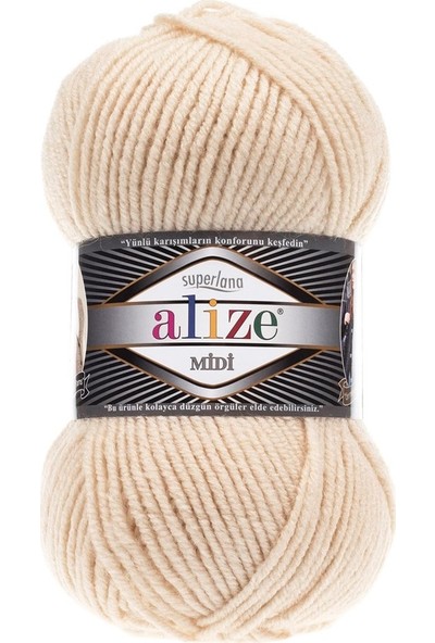 Alize Superlana Midi 310 Bal Köpüğü Örgü İpi Alize Superlana Midi 310 Bal Köpüğü Örgü İpi