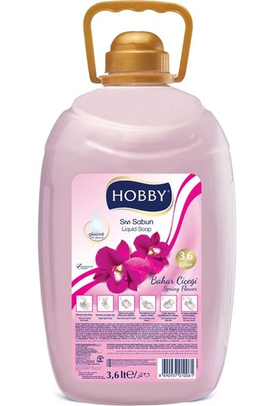 Hobby Sıvı Sabun 3,6 Bahar Çiçeği