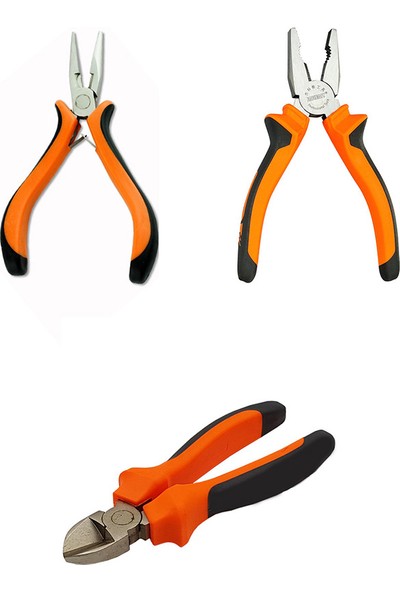 Elif PENSE YAN KESKİ KARGA BURNU 3'LÜ SET